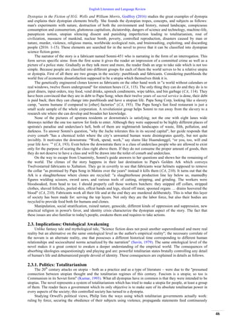 Elements of Dystopian Science Fiction in David Mitchell's Cloud Atlas ...