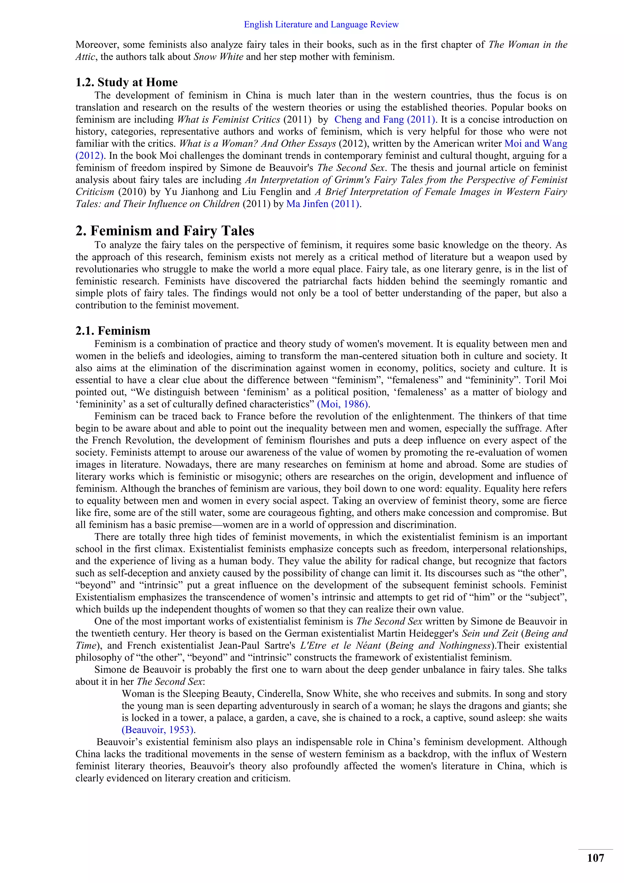 A Feminist Reading on Sleeping Beauty | PDF