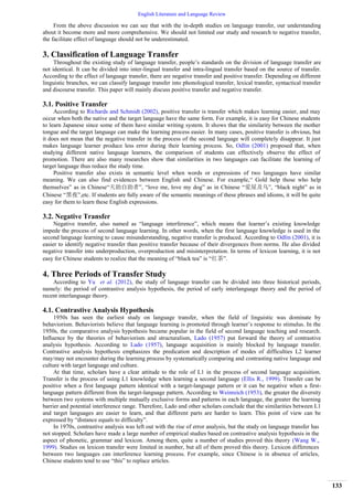 A Study of Positive Transfer on Junior High Students in English ...