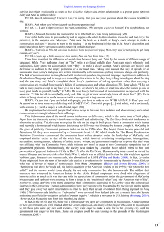 For Whom the Bell Tolls in the American Dream? | PDF