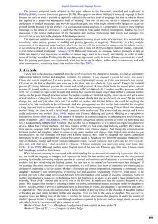 The Eco-discourse Analysis of The Joy Luck Club | PDF