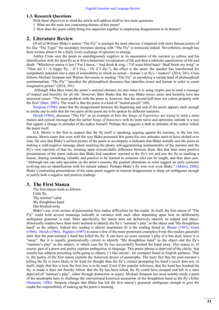 Responsibility and Thought in William Blake’s “The Fly” | PDF