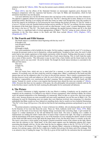 Responsibility and Thought in William Blake’s “The Fly” | PDF