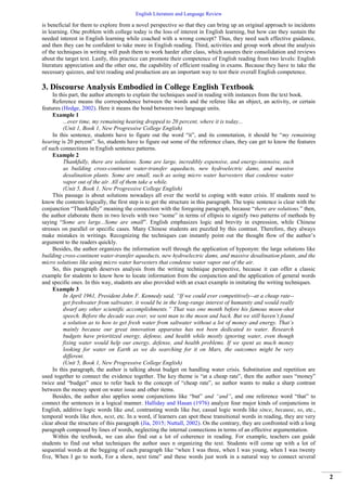 Arousing the Discourse Awareness in College English Reading Class | PDF