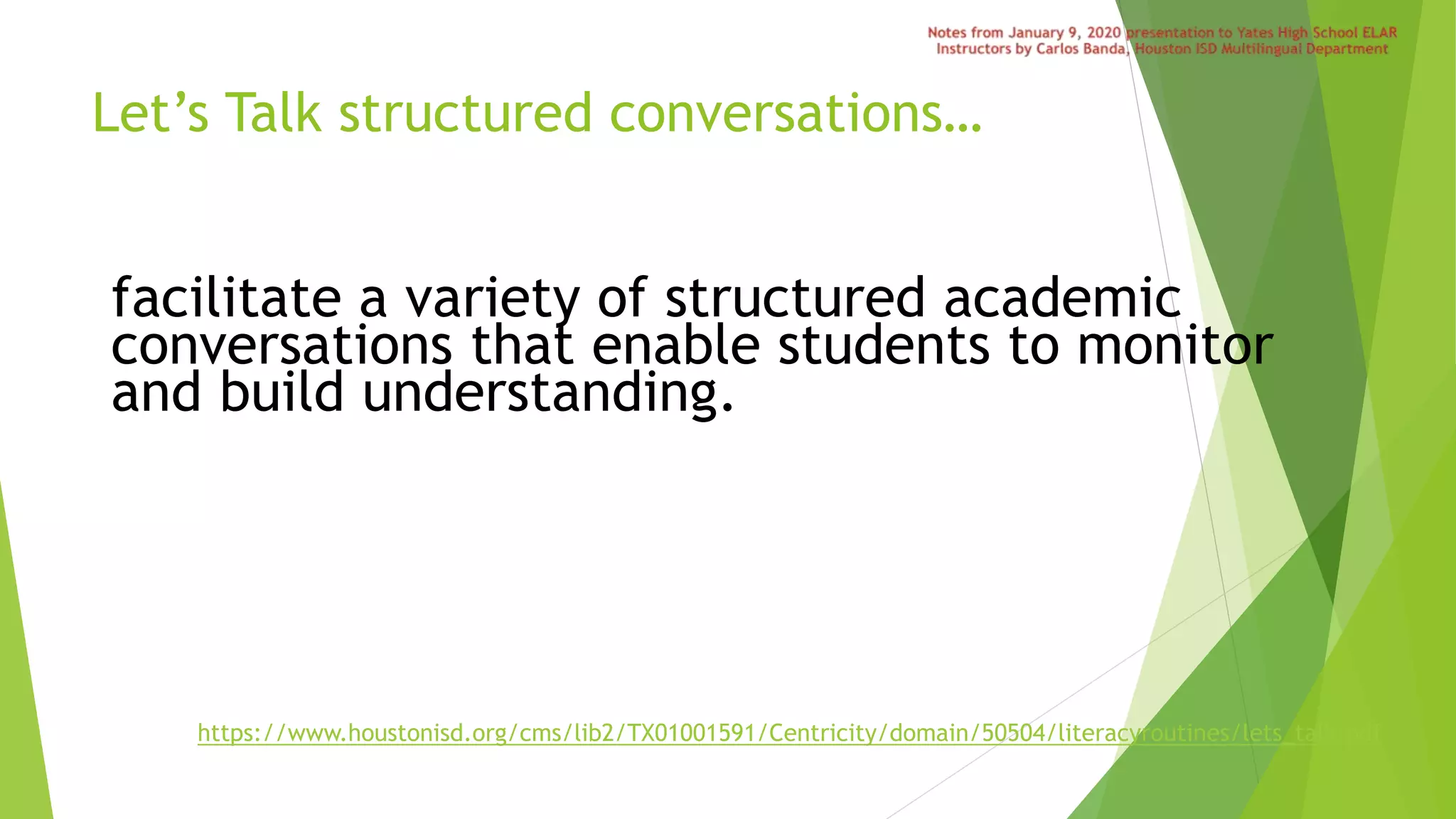 Ells sheltered instruction_notes | PPTX
