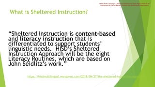 Ells sheltered instruction_notes | PPTX