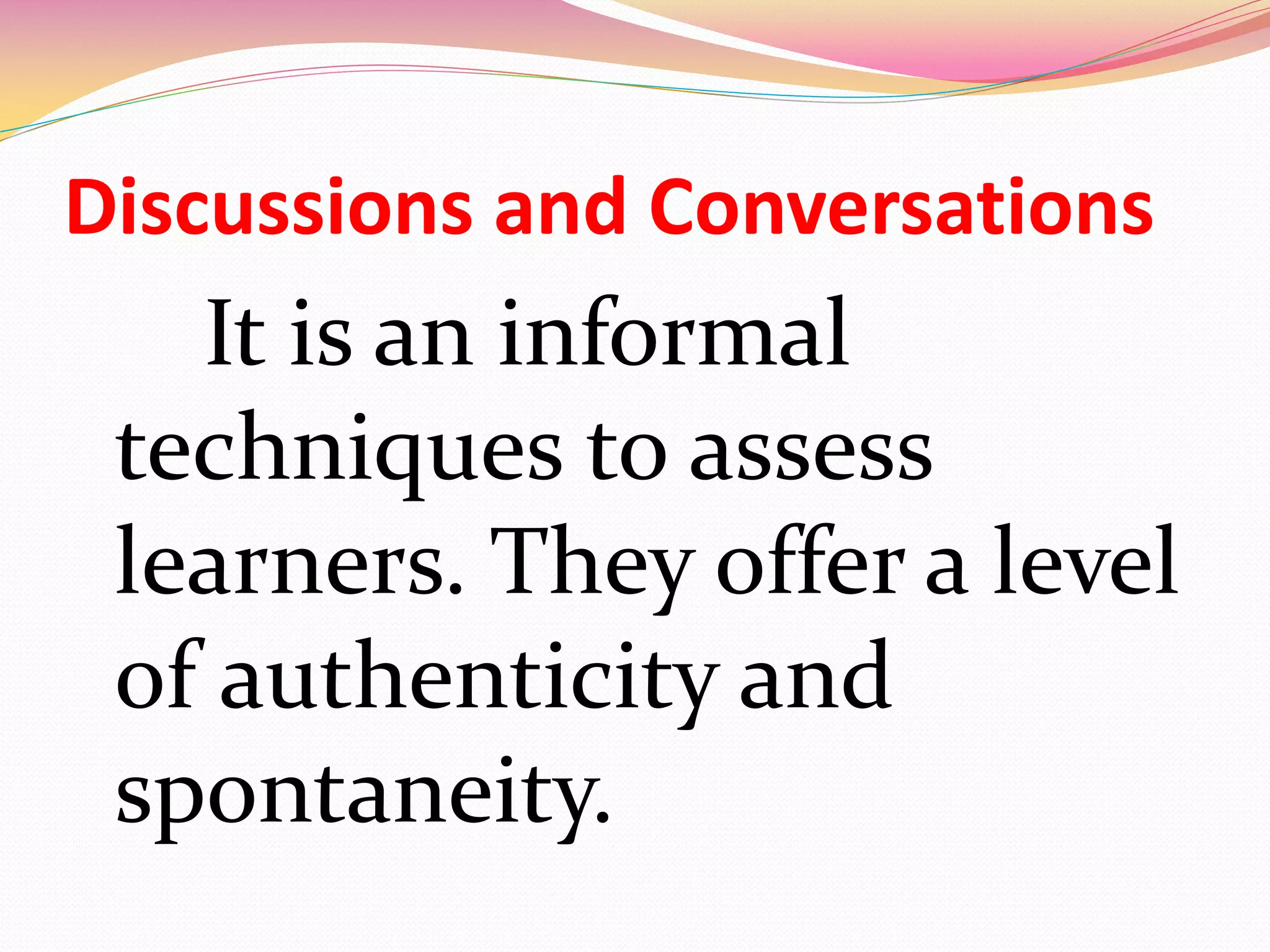 Designing Assessment Tasks - Responsive Speaking. | PDF | Education