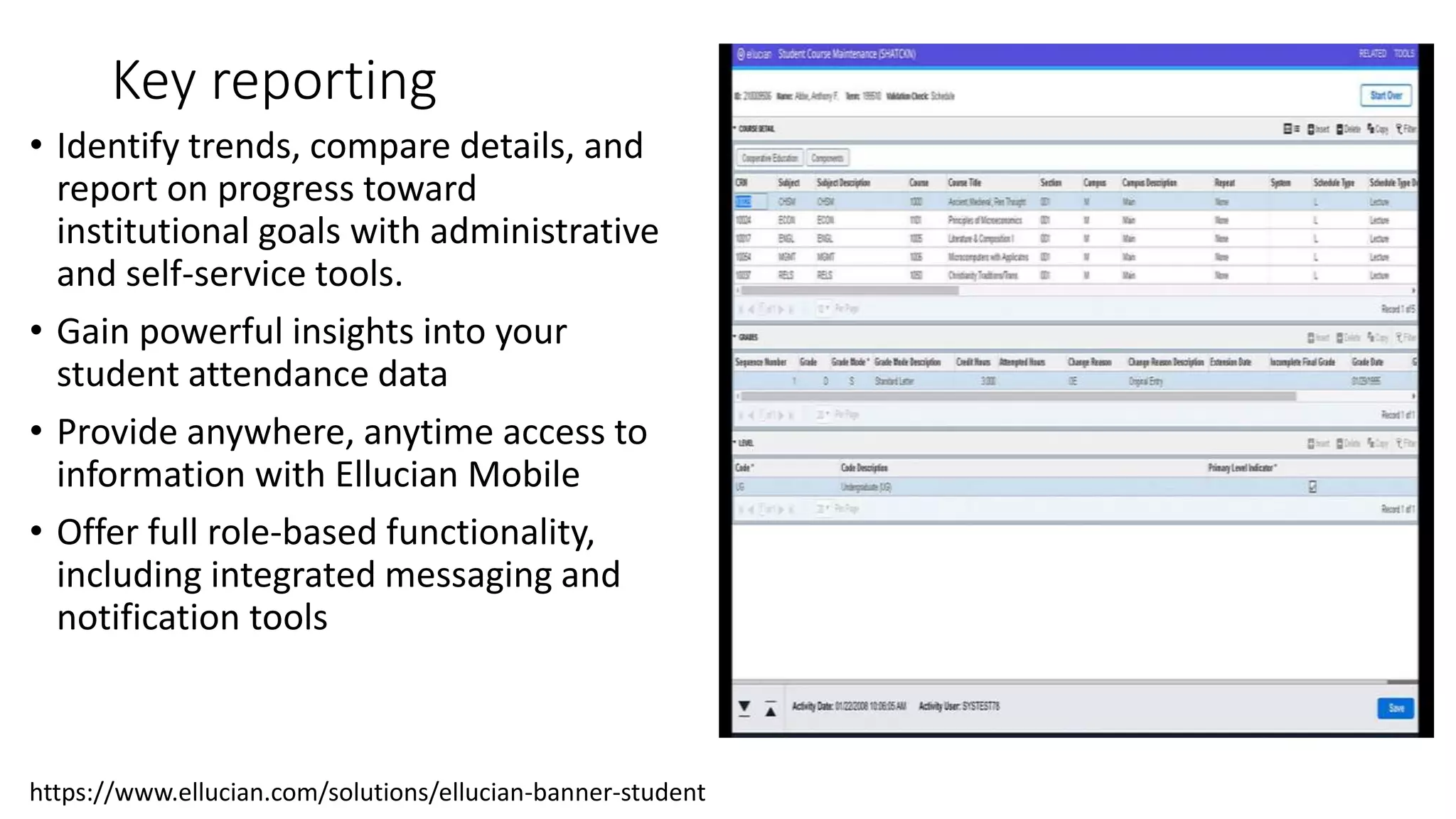 Ellucian Banner Enterprise Resource Planning | PPTX