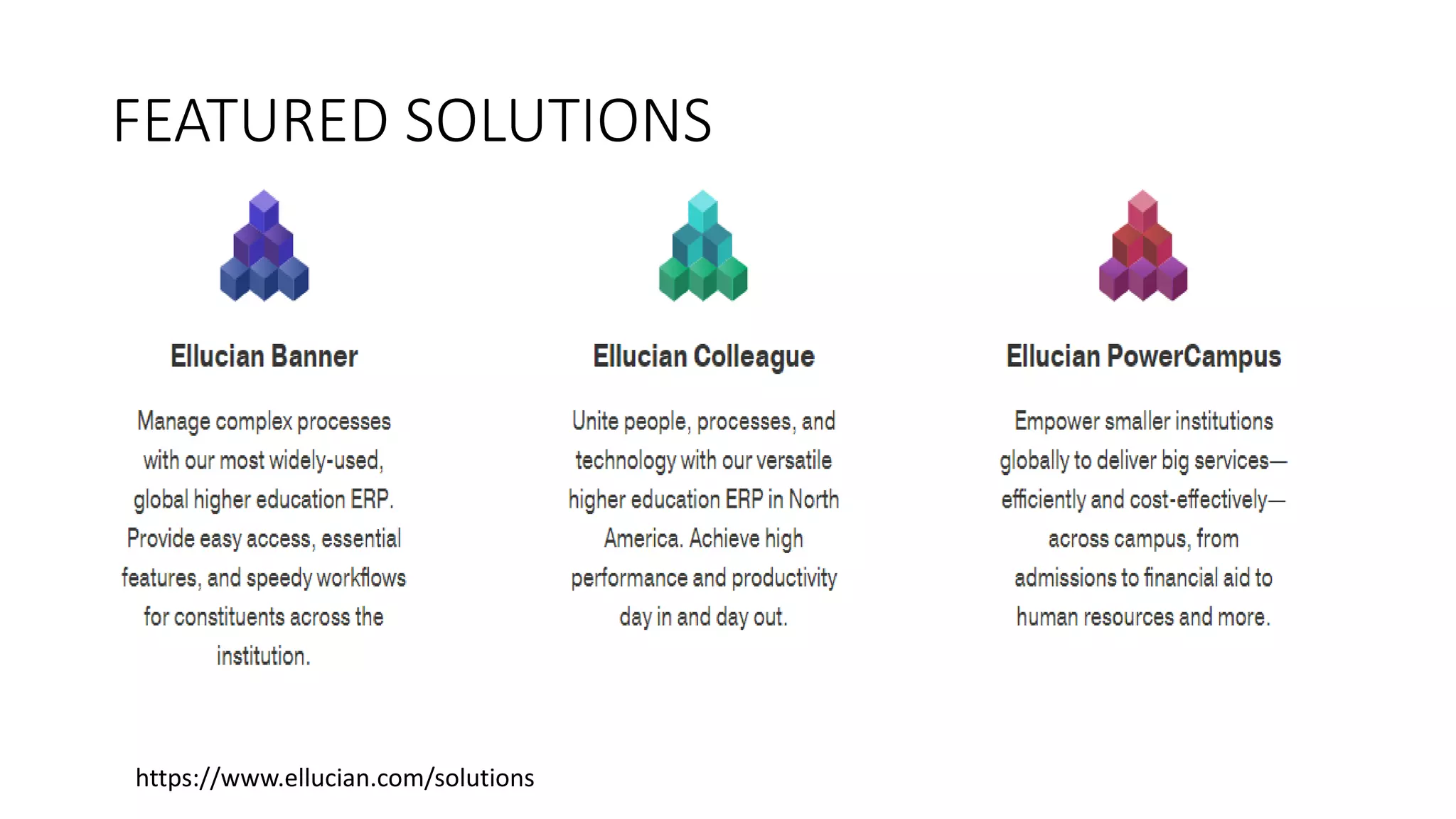 Ellucian Banner Enterprise Resource Planning | PPTX