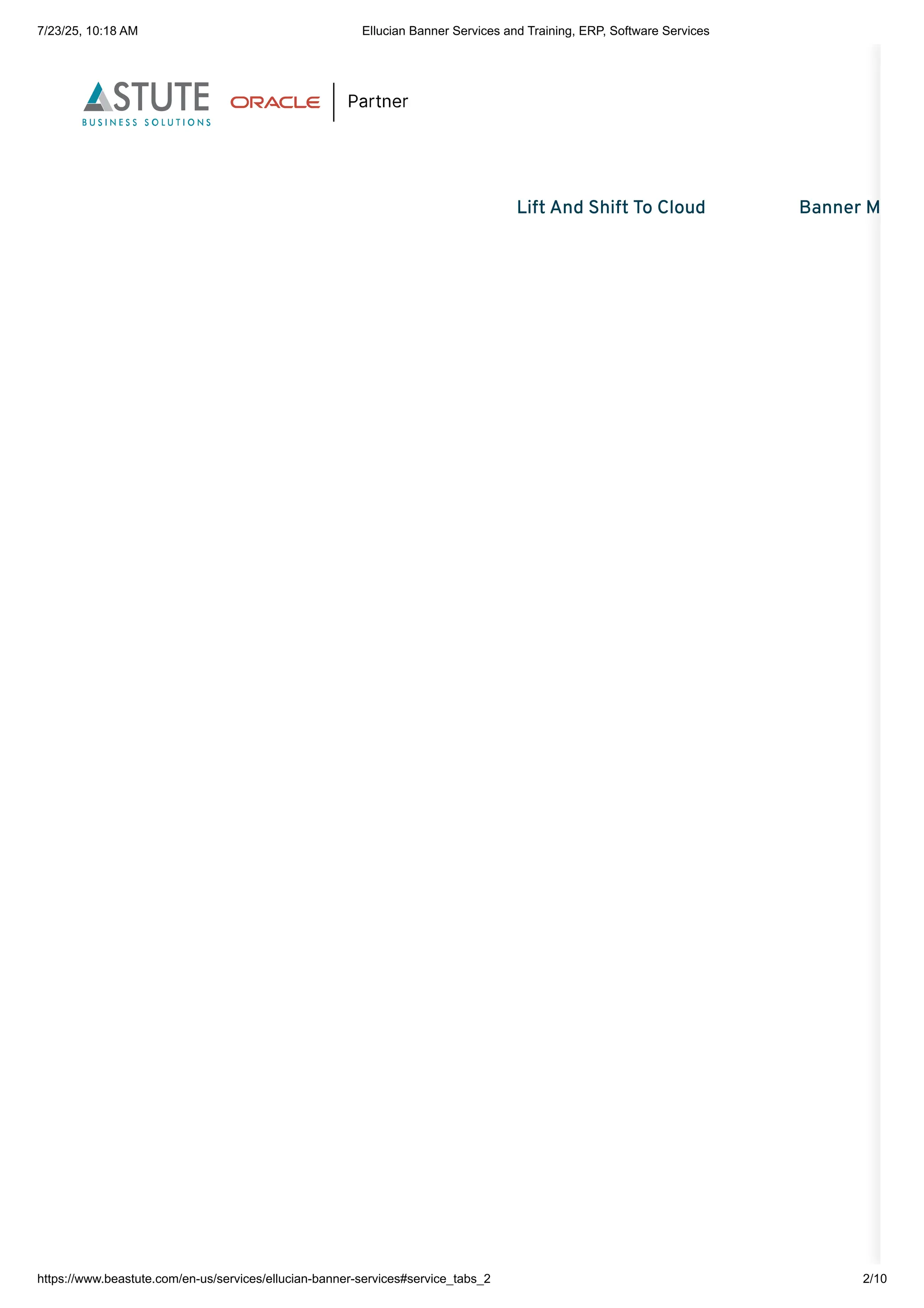 Ellucian Banner ERP Services, Training and Software Solutions.pdf