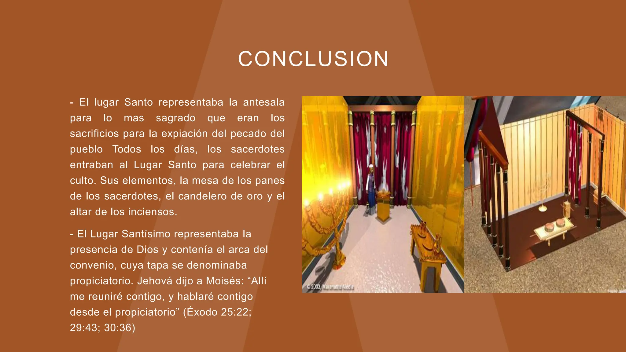 el lugar santo y santisimo final.pptx y sus partes | PPTX
