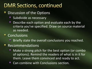 Elluminate session 2 annotated bib and report projects | PPTX ...