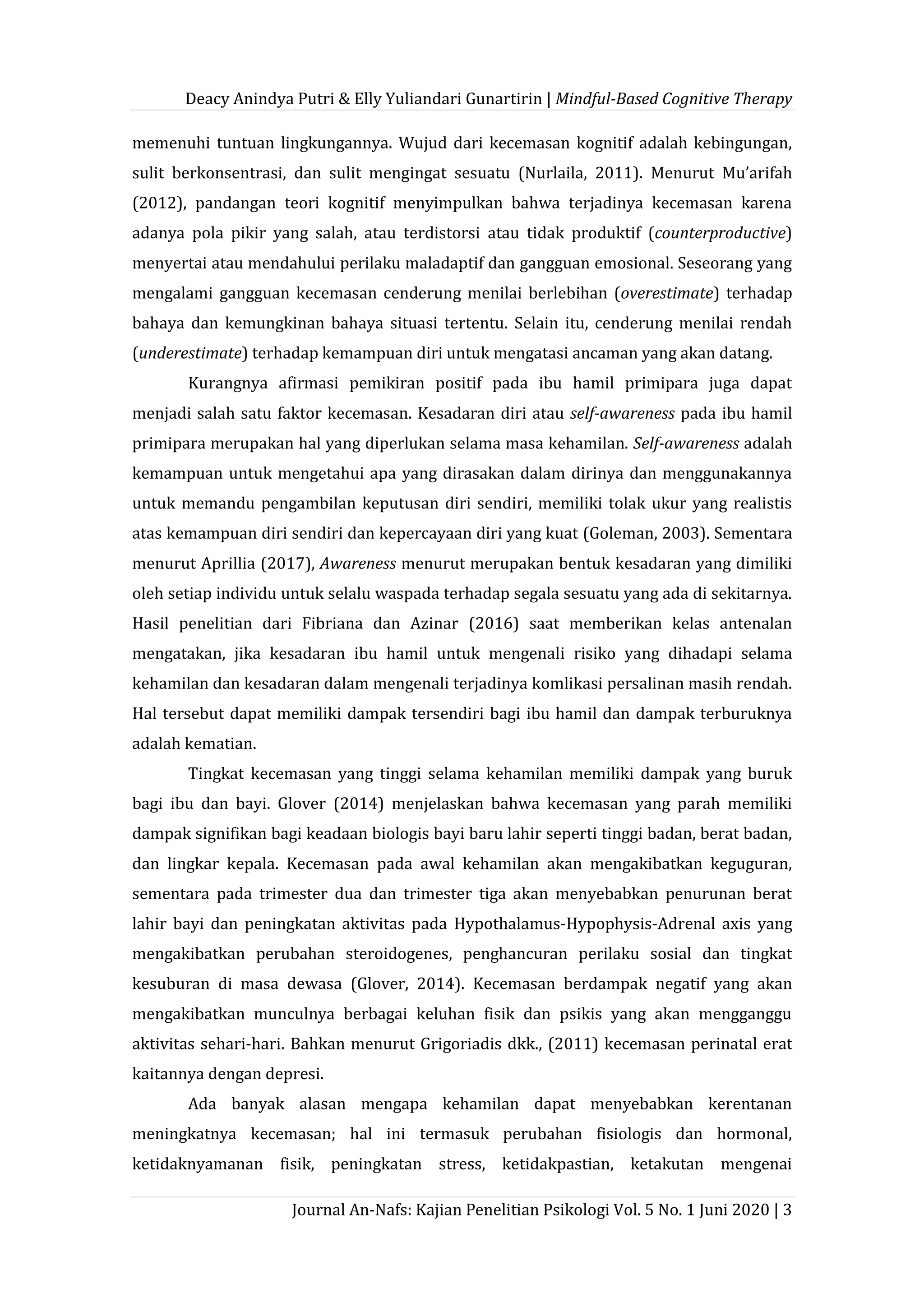 Elly Yuliandari_MINDFUL-BASED COGNITIVE THERAPY (MBCT) DAN SELF ...
