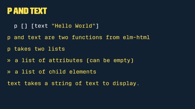 Rethink Frontend Development With Elm | PPT