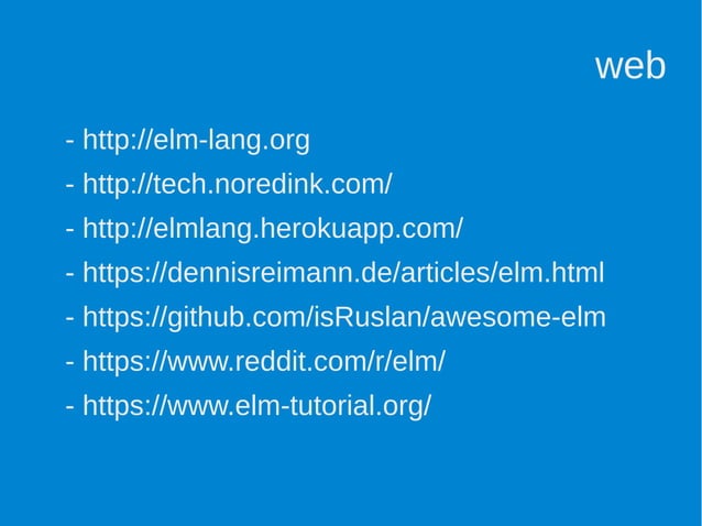 Elm intro | PPT