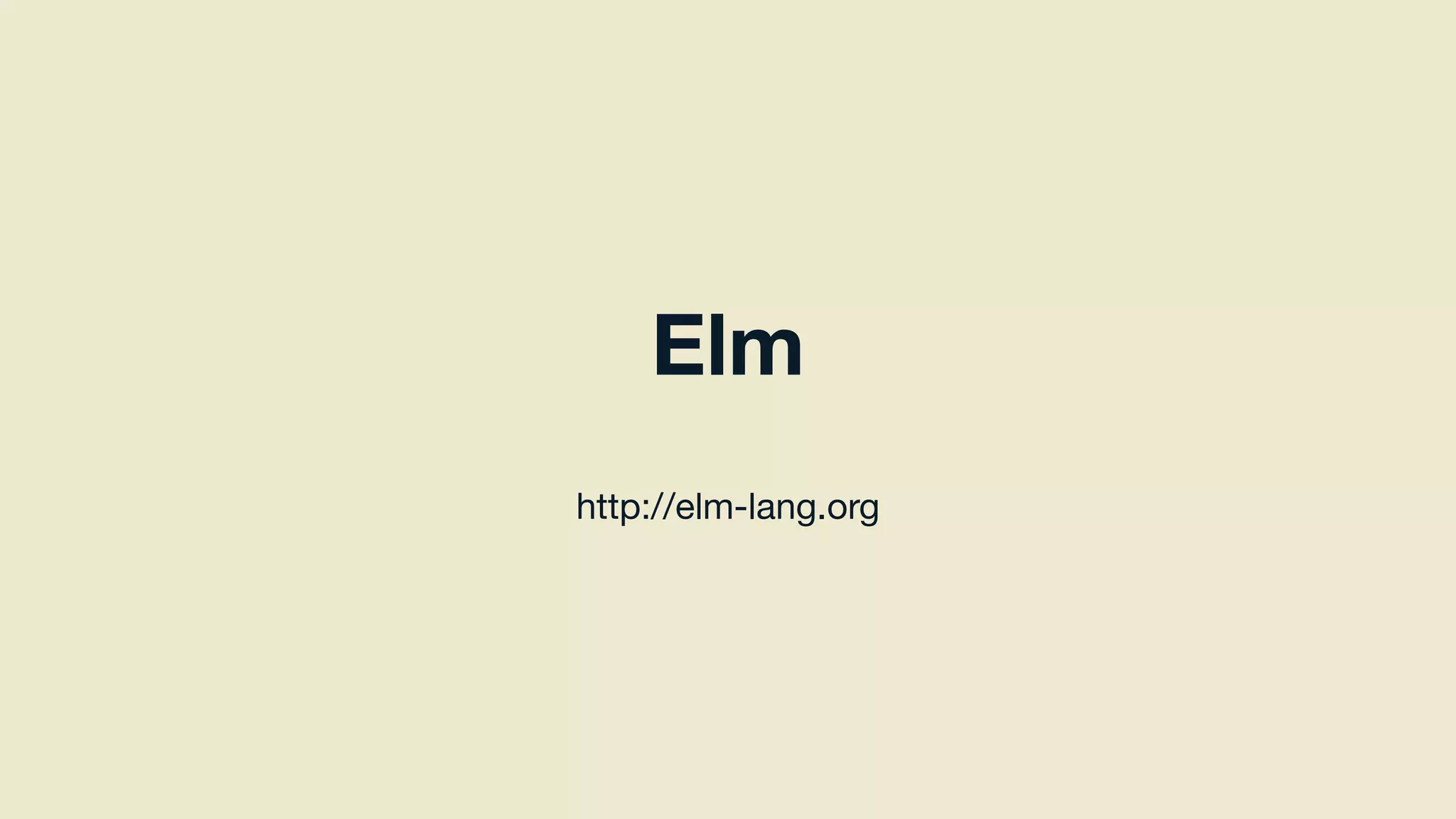 Elm introduction | PPT