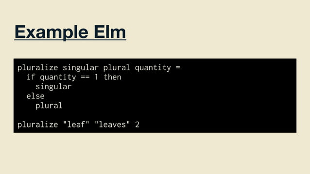 Elm introduction | PPT