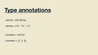 Elm introduction | PPT