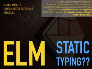 Elm česky | PPT