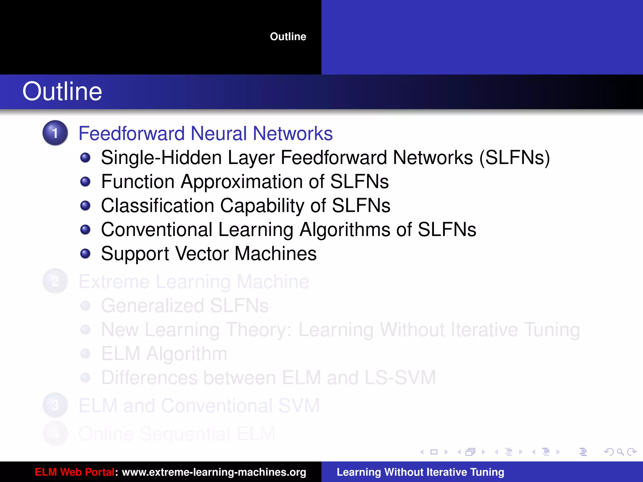 ELM: Extreme Learning Machine: Learning without iterative tuning | PPT