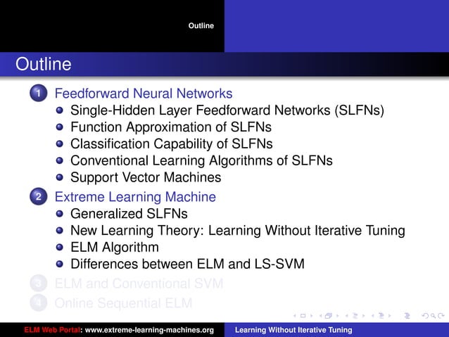 ELM: Extreme Learning Machine: Learning without iterative tuning | PPT