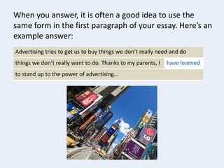 Using Perfect Forms in Academic Writing | PPT