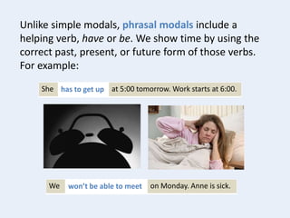 3.1 Overview of Simple Modals and Phrasal Modals | PPTX