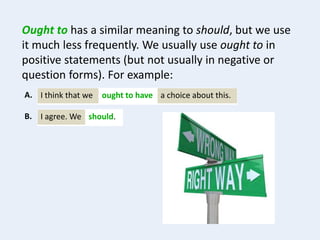 3.6 Advisability with Should, Ought To and Had Better | PPTX