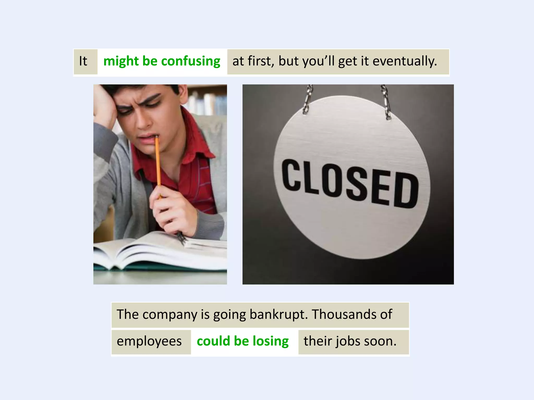 3.9 Modals with Progressive Verb Forms | PPTX