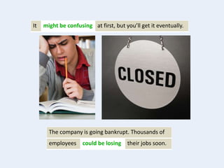 3.9 Modals with Progressive Verb Forms | PPTX