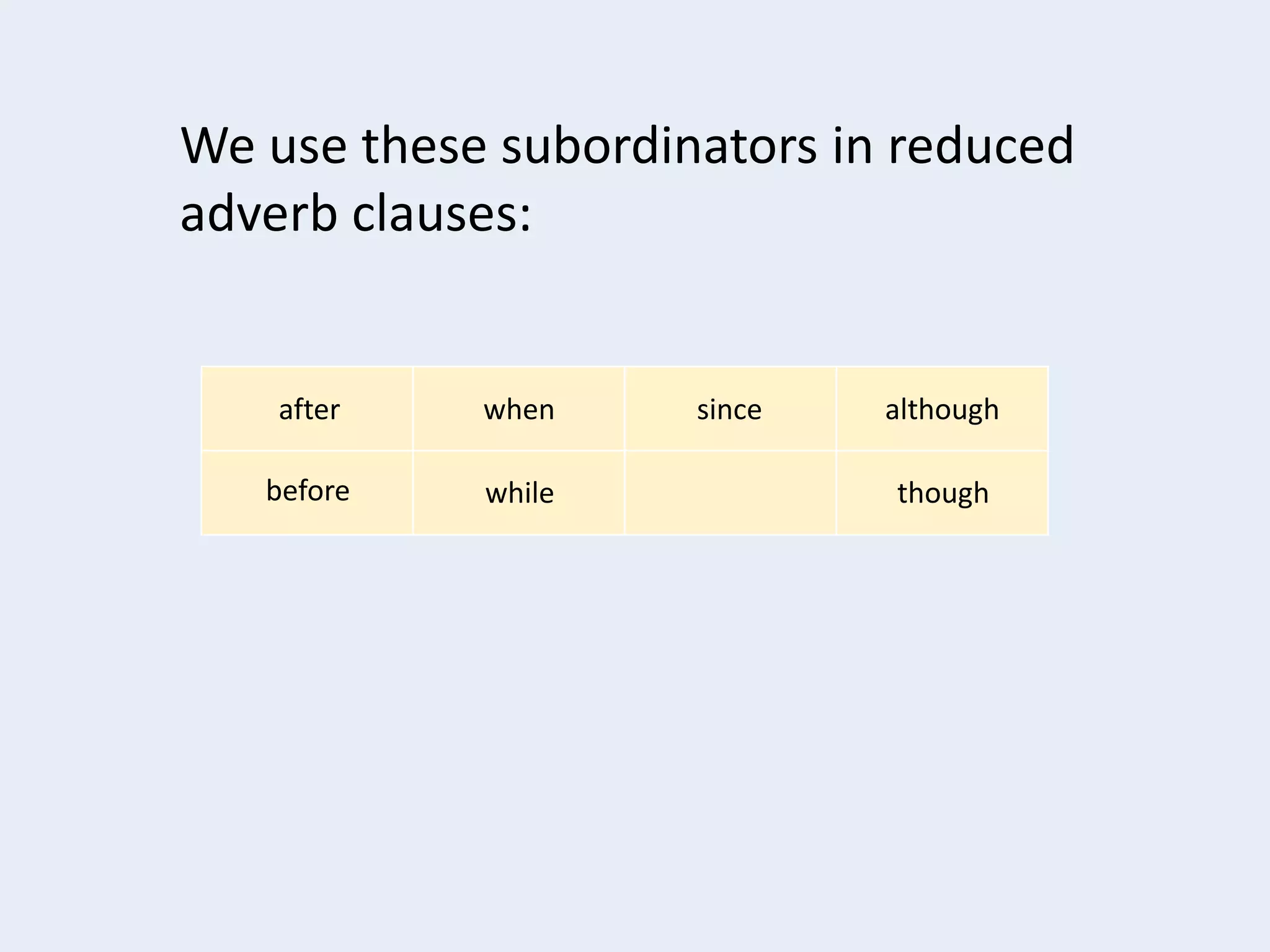 6.6 Reduced Adjective Clauses | PPTX