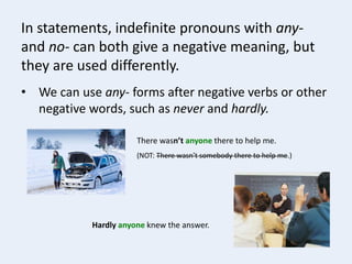 7-3 Indefinite Pronouns | PPT