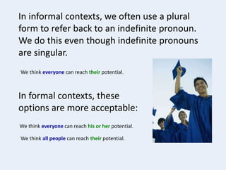 7-4 Noun-Pronoun Agreement | PPTX