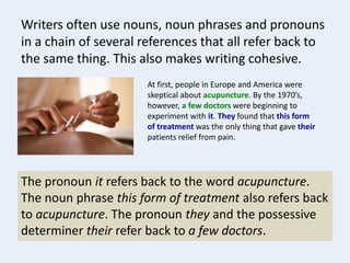 7-10 Using Nouns and Pronouns in Academic Writing | PPTX