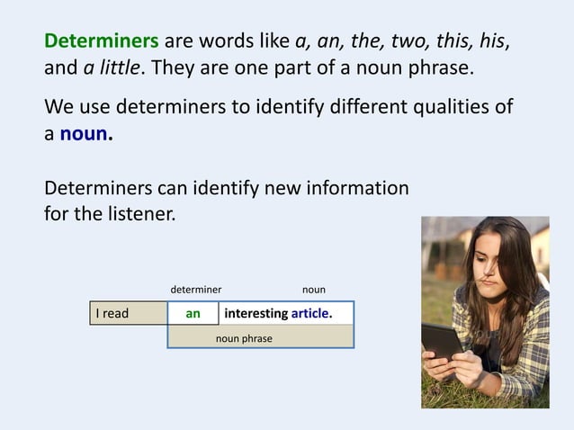 8-1 What Are Determiners? | PPT