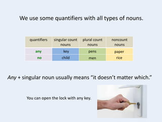 8-6 Quantifiers | PPTX
