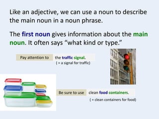 9-4 Noun + Noun | PPT