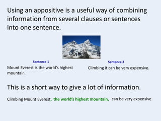 9-5 Appositives | PPT