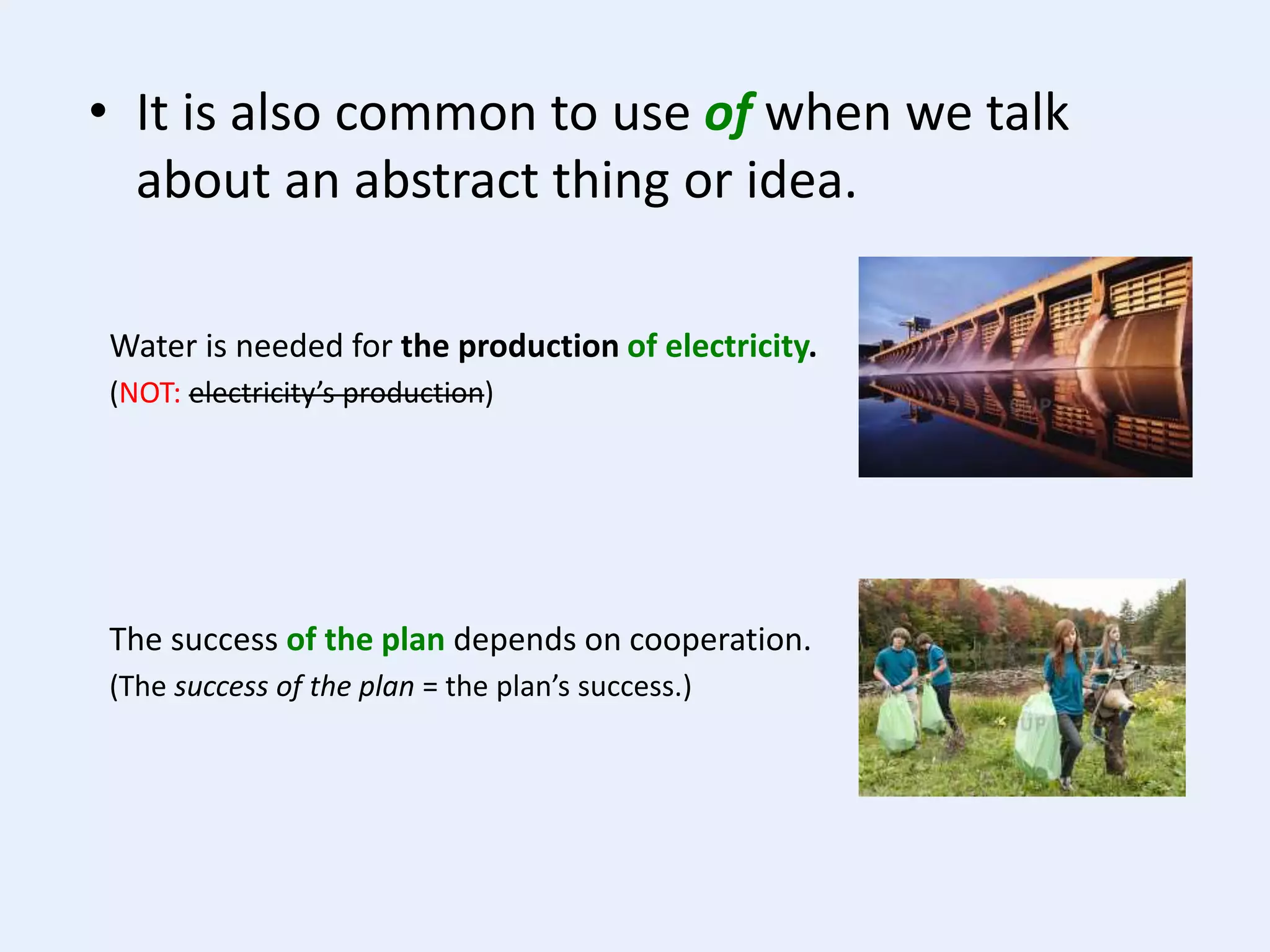 9-7 Using Of to Show Possession | PPTX
