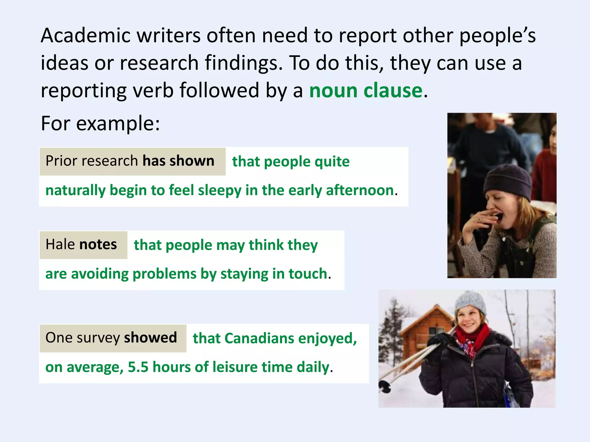 12-11 Using Noun Clauses in Academic Writing | PPTX