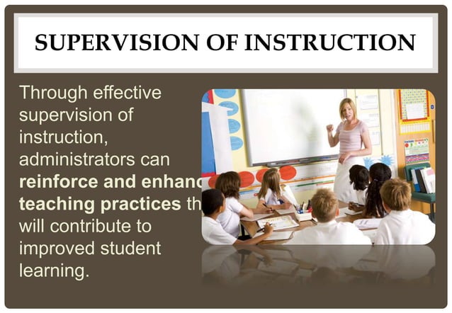 Supervision of Instruction | PPTX