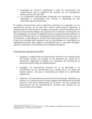 El maestro constructivista | PDF