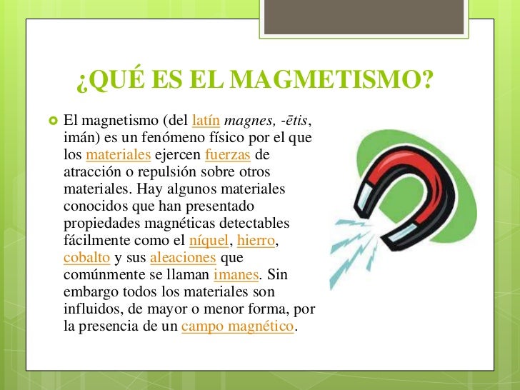 Hoja De Trabajo Sobre El Magnetismo Y Sus Usos La Electricidad Y El
