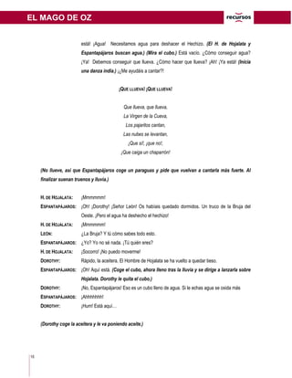 LIBRETO DEL MAGO DE OZ EN ESPAÑOL ESPAÑA | PDF