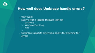 Error Logging with Umbraco and elmah.io | Web Development | Internet