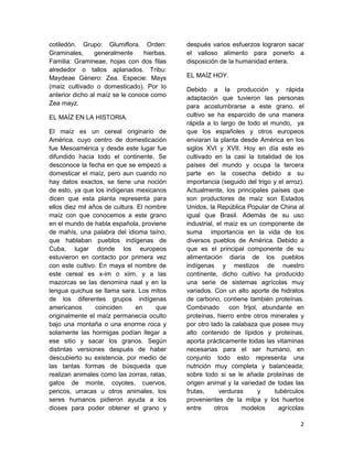 El maíz, grano y sustento de México | PDF