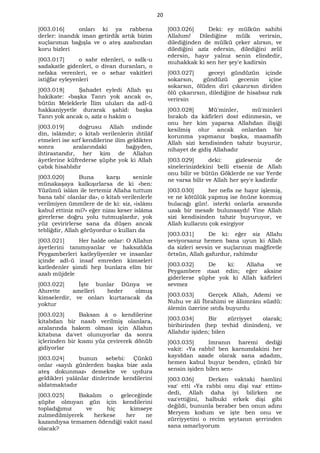Elmalılı orjinal meal çalışması | PDF