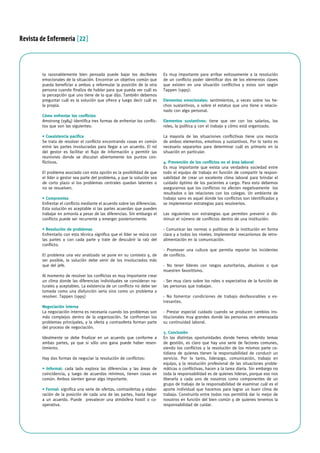 El manejo profesional de los conflictos: estrategias para mejorar los ...