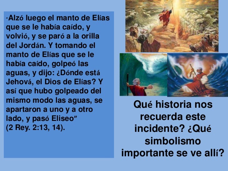 El manto de elias y eliseo