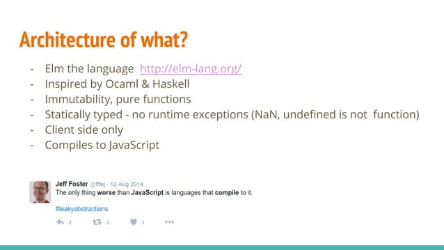 Elm Architecture Ppt